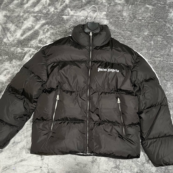 Palm Angels | Jackets & Coats | Palm Angels Black Puffer Jacket | Poshmark